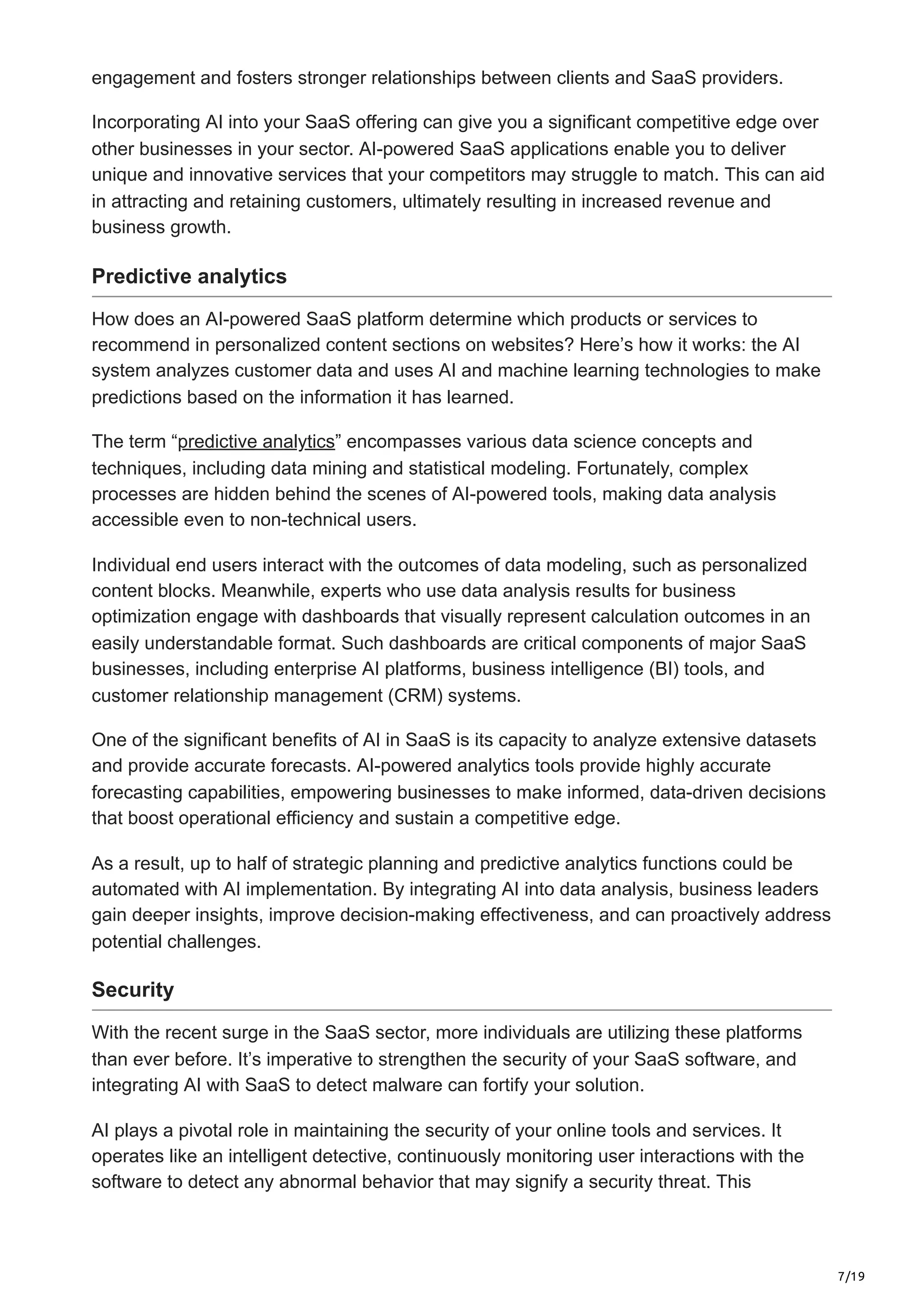 AI in SaaS Benefits applications implementation and development.pdf