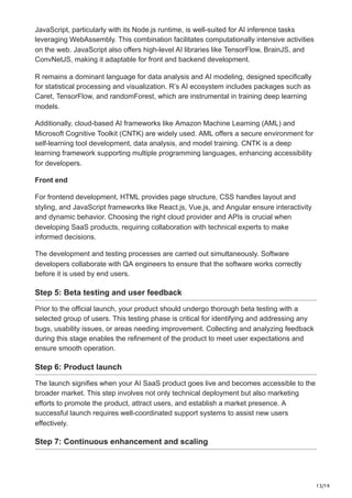 AI in SaaS Benefits applications implementation and development.pdf