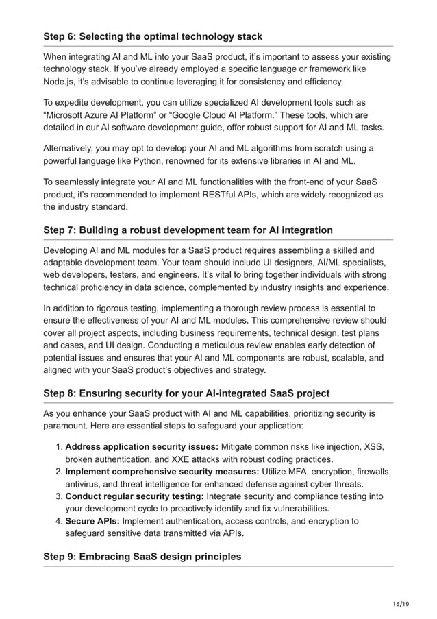 AI in SaaS Benefits applications implementation and development.pdf