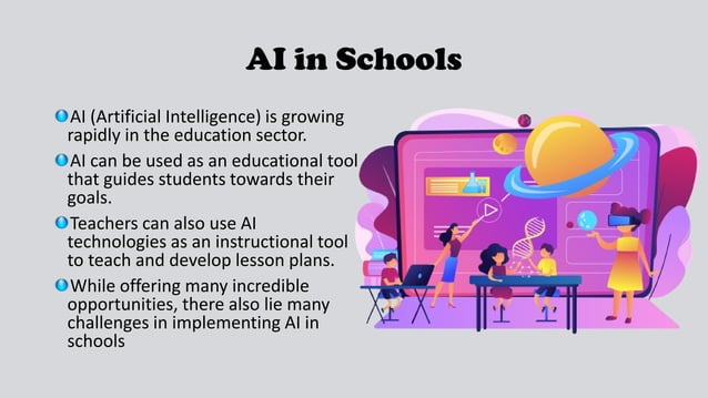 Artificial Intelligence (A.I.) in Schools (PPT) | PDF