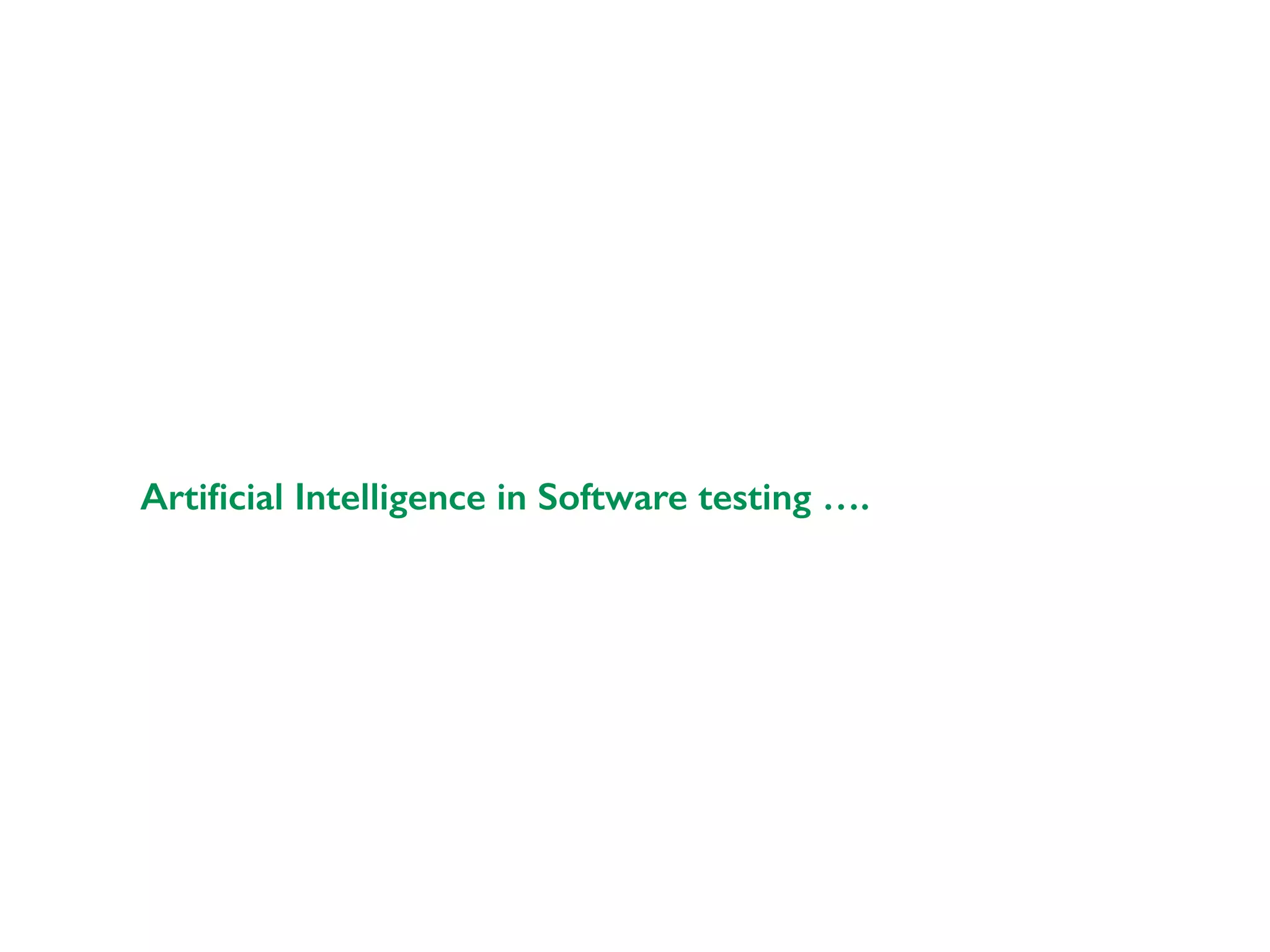 Ai in software automation testing - testim.io