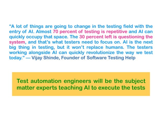 Ai in software automation testing - testim.io