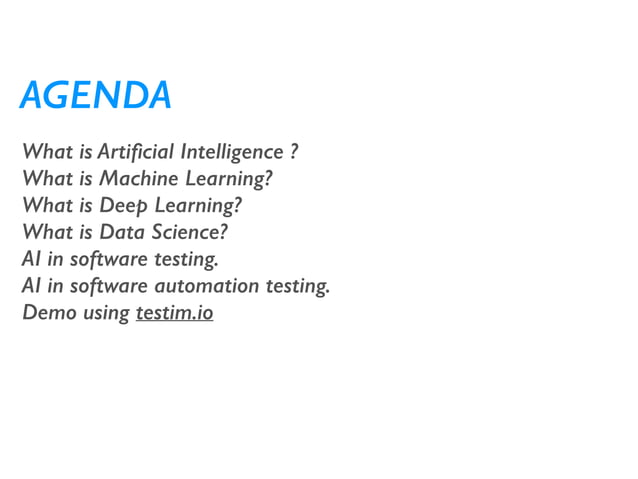 Ai in software automation testing - testim.io