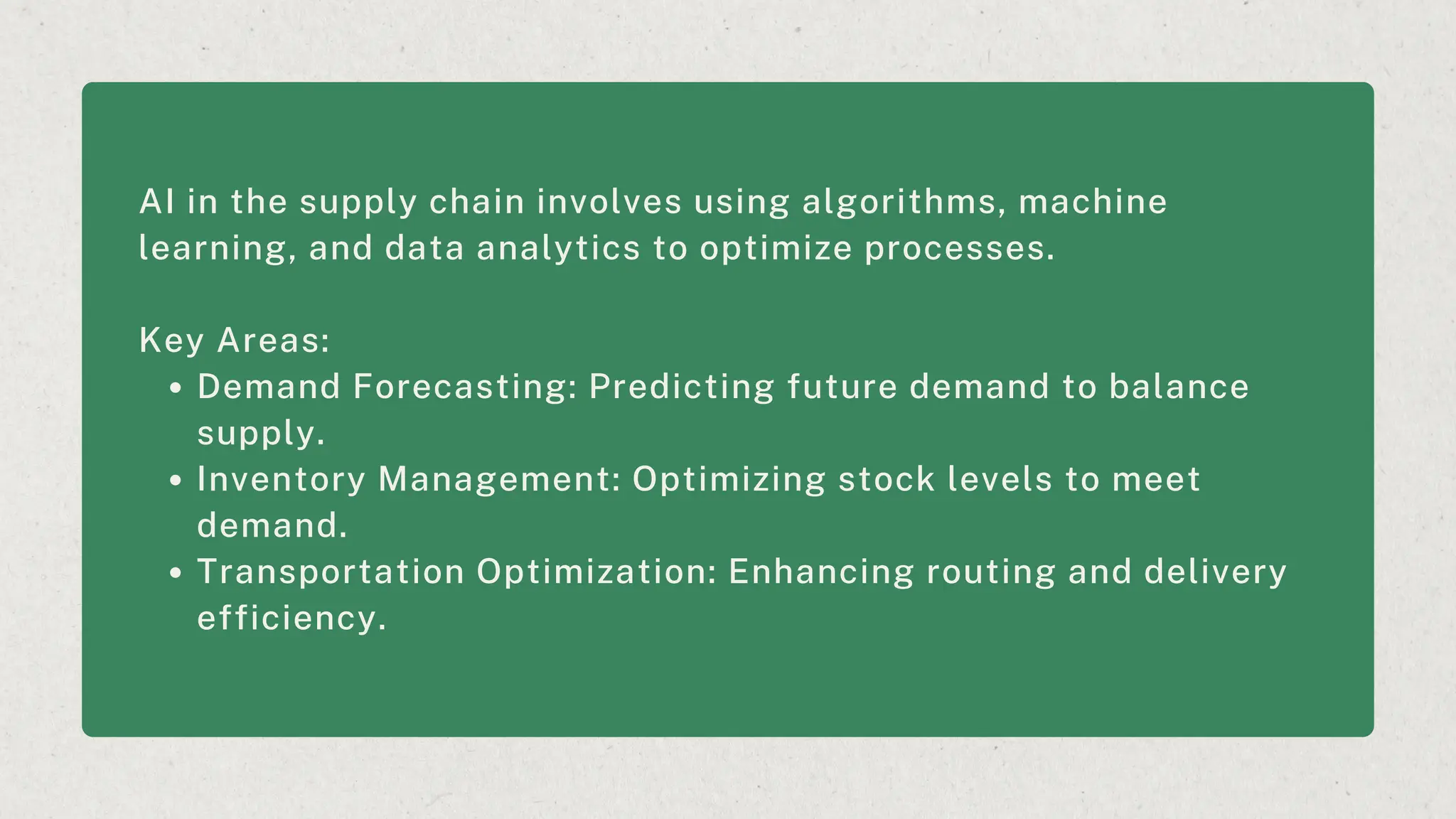 AI in Supply Chain and Logistics: Transforming Efficiency and ...