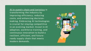 AI in Supply Chain and Logistics: Transforming Efficiency and ...
