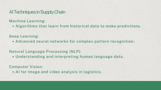 AI in Supply Chain and Logistics: Transforming Efficiency and ...