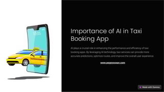 How to Integrate AI in Taxi Booking App? | PDF