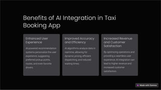 How to Integrate AI in Taxi Booking App? | PDF