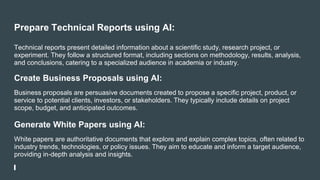 AI IN TECHNICAL WRITING – EXAMPLES AND REUSABLE PROMPTS.pptx