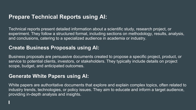 AI IN TECHNICAL WRITING – EXAMPLES AND REUSABLE PROMPTS.pptx