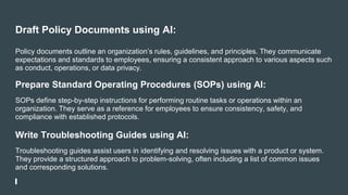 AI IN TECHNICAL WRITING – EXAMPLES AND REUSABLE PROMPTS.pptx