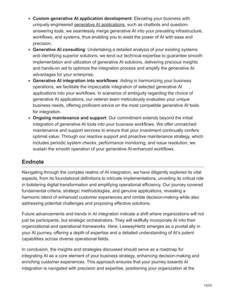 AI integration - Transforming businesses with intelligent solutions.pdf