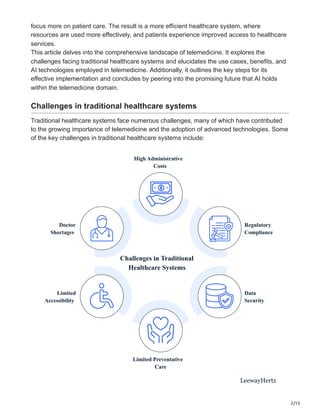 AI in telemedicine: Shaping a new era of virtual healthcare.pdf