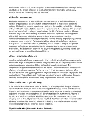 AI in telemedicine: Shaping a new era of virtual healthcare.pdf