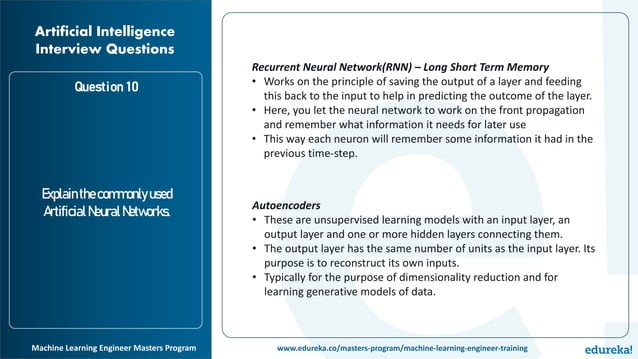 Artificial Intelligence (AI) Interview Questions and Answers | Edureka ...