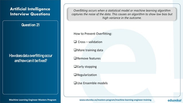 Artificial Intelligence (AI) Interview Questions and Answers | Edureka | PDF | Technology ...