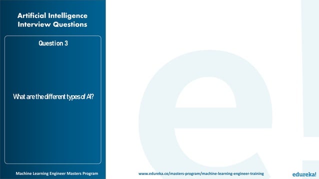 Artificial Intelligence (AI) Interview Questions and Answers | Edureka | PDF | Technology ...