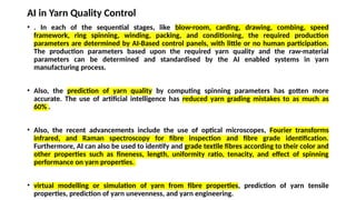 Application of Artificial Intelligence (AI) in Textile and Apparel ...