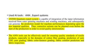 Application of Artificial Intelligence (AI) in Textile and Apparel ...