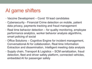 AI in the new normal post Covid | PPT