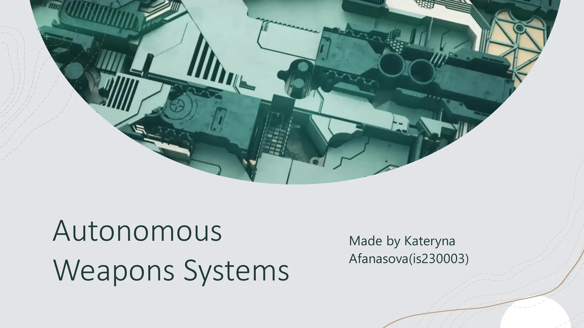 Artificial Intelligence(AI) in the war | PPT