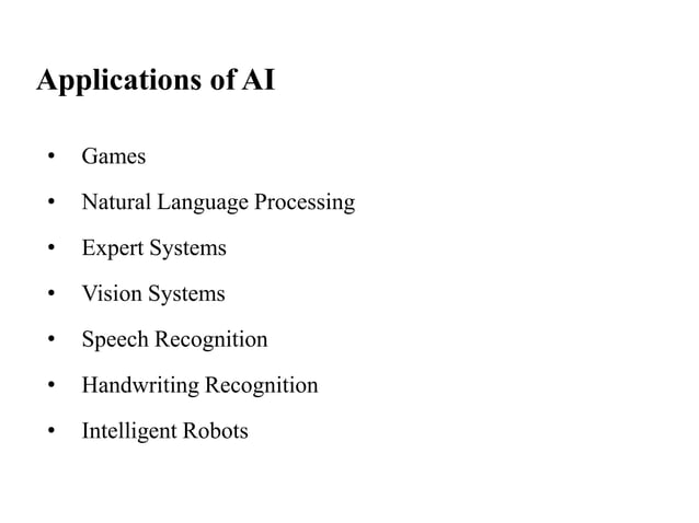 Artificial Intelligence introduction | PPT