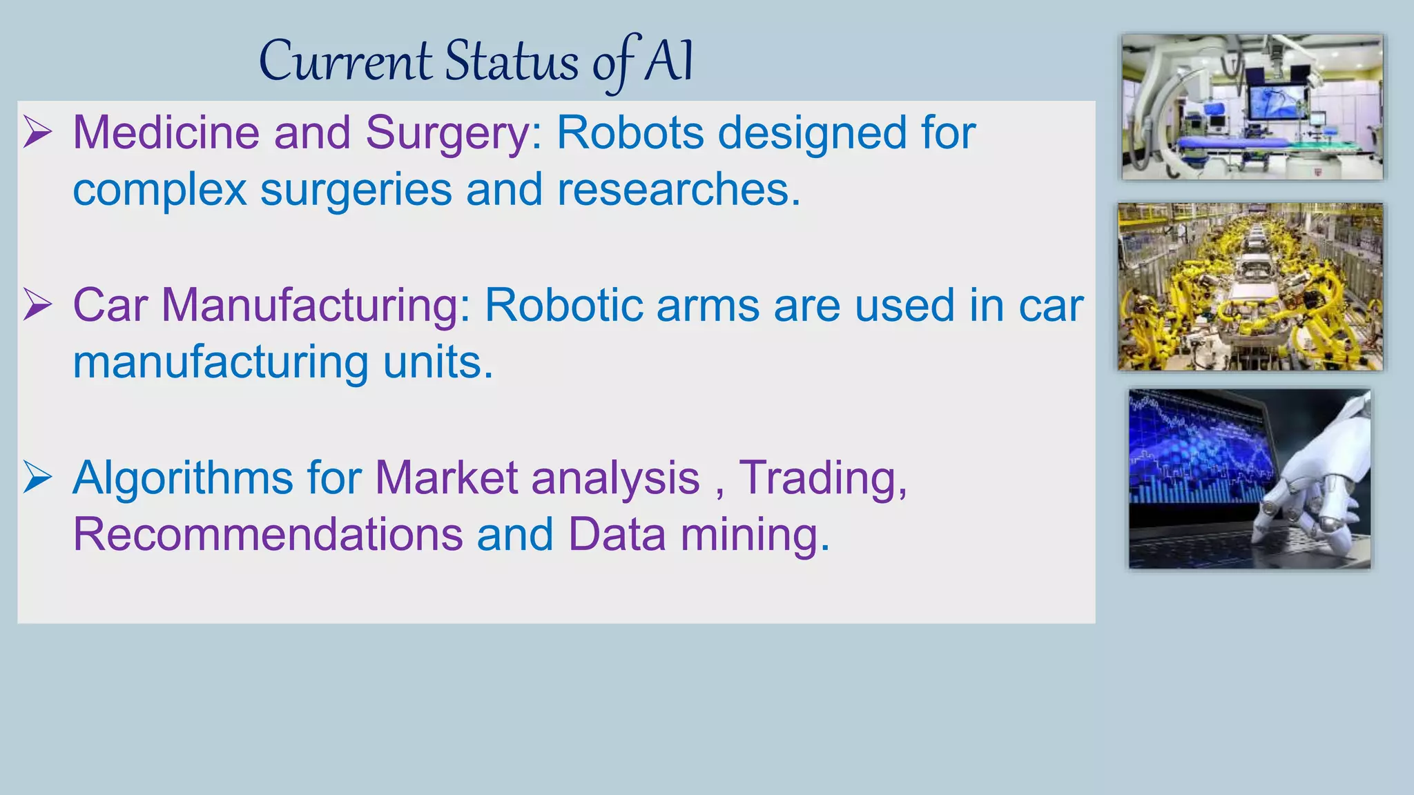 ARTIFICIAL INTELLIGENCE INTRODUCTION PART #2 | PPT