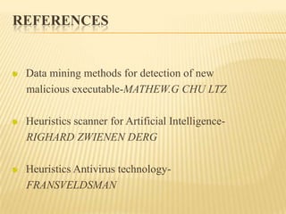 Artificial Intelligence in Virus Detection & Recognition | PPTX | Antivirus Software | Computer ...