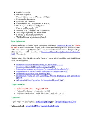 3rd International Conference on Artificial Intelligence and IoT (AIIoT ...