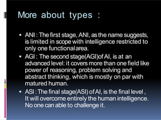 Artificial Intelligence ppt | PPTX