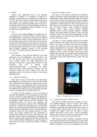 Development of Multiplatform CMS System with Zend Framework | DOCX | Web Development | Internet