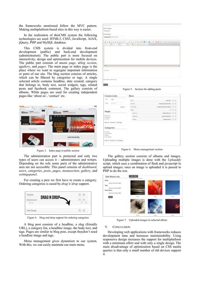 Development of Multiplatform CMS System with Zend Framework | DOCX | Web Development | Internet
