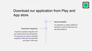 AI journal diary notebook | PPT