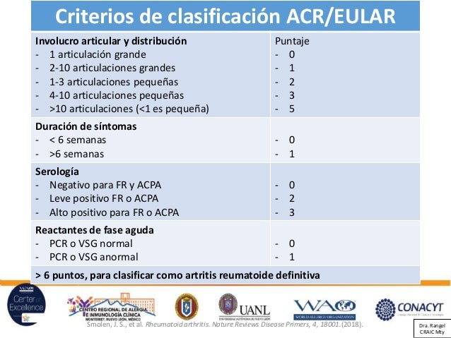 Artritis idiopática juvenil y artritis reumatoide