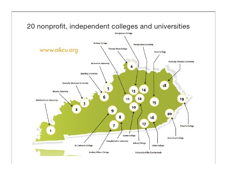 Kentucky's Independent Colleges & Universities: An Overview