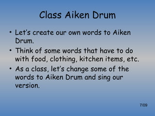Aiken drum | PPT
