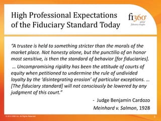 The Fiduciary Standard and Why It Matters | PPTX
