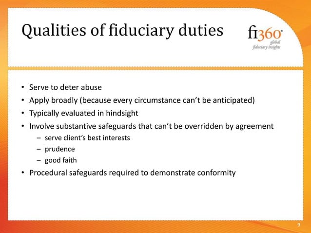 The Fiduciary Standard and Why It Matters | PPTX
