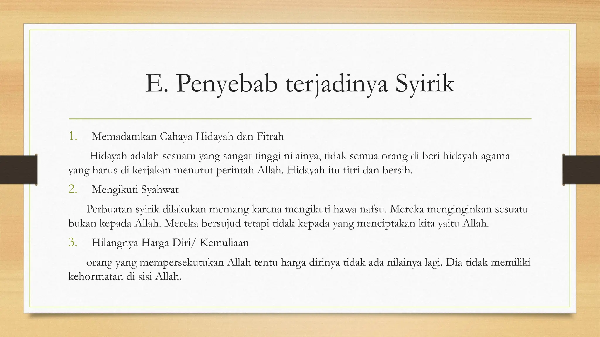 pengertian dan hikmah SYIRIK dan contohnya(2).pptx