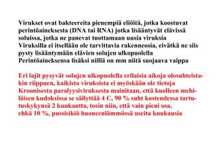 Aikuisten mehiläisten taudit ja loiset. Lassi Kauko | PPT
