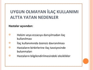 Akılcı İlaç Kullanımı | PPT