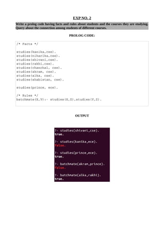 Ai lab manual | PDF | Programming Languages | Computing