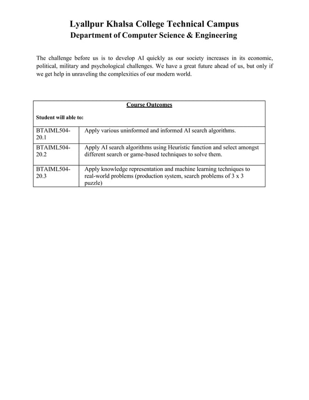 AI_LAB_Manual in c with all the programs | DOCX | Computer Software and Applications | Computing
