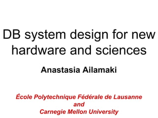 Claremont Report on Database Research: Research Directions (Anastasia ...