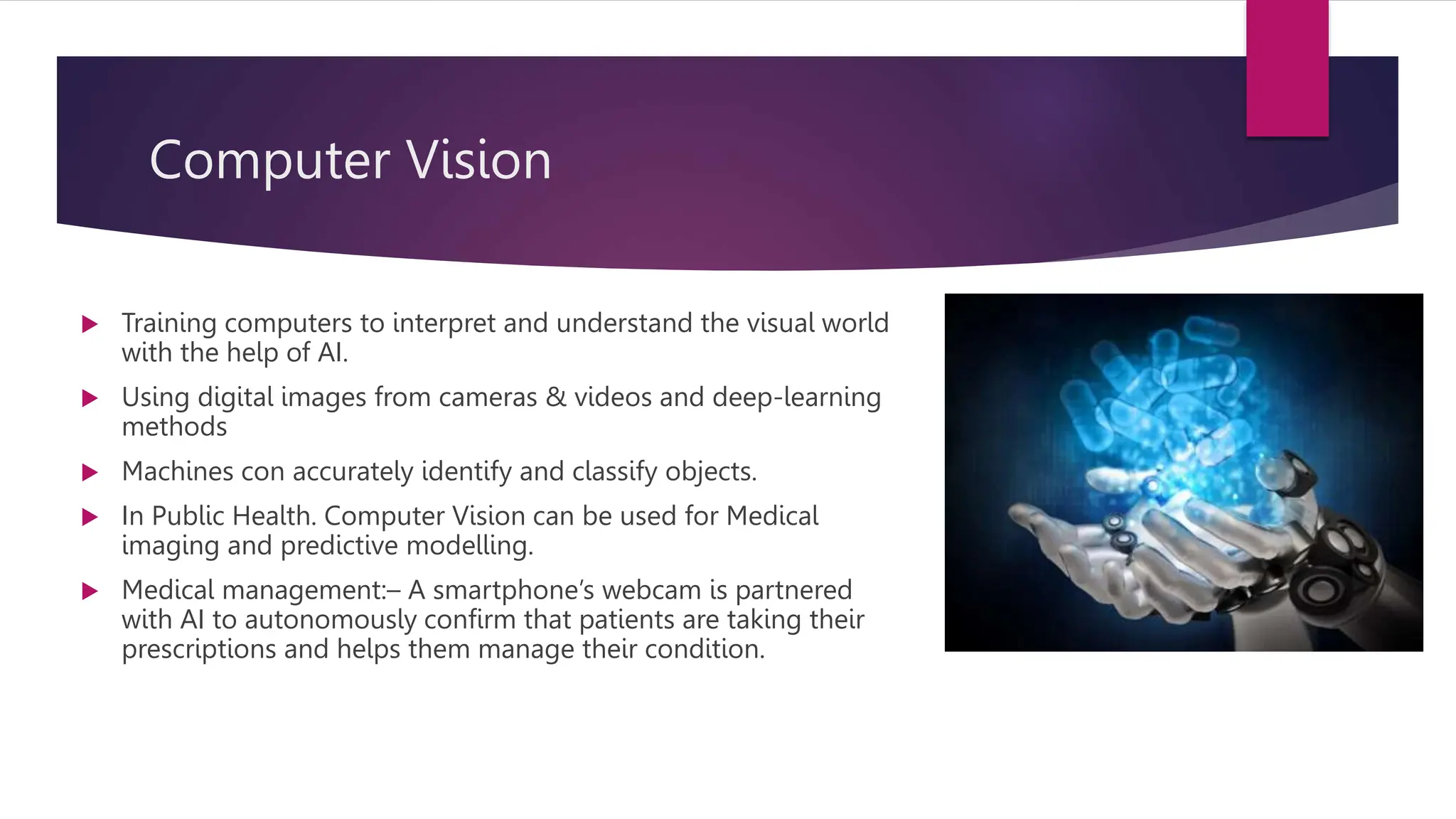 Role of Artificial Intelligence in Public Health | PPTX | Technology Industry | Industries