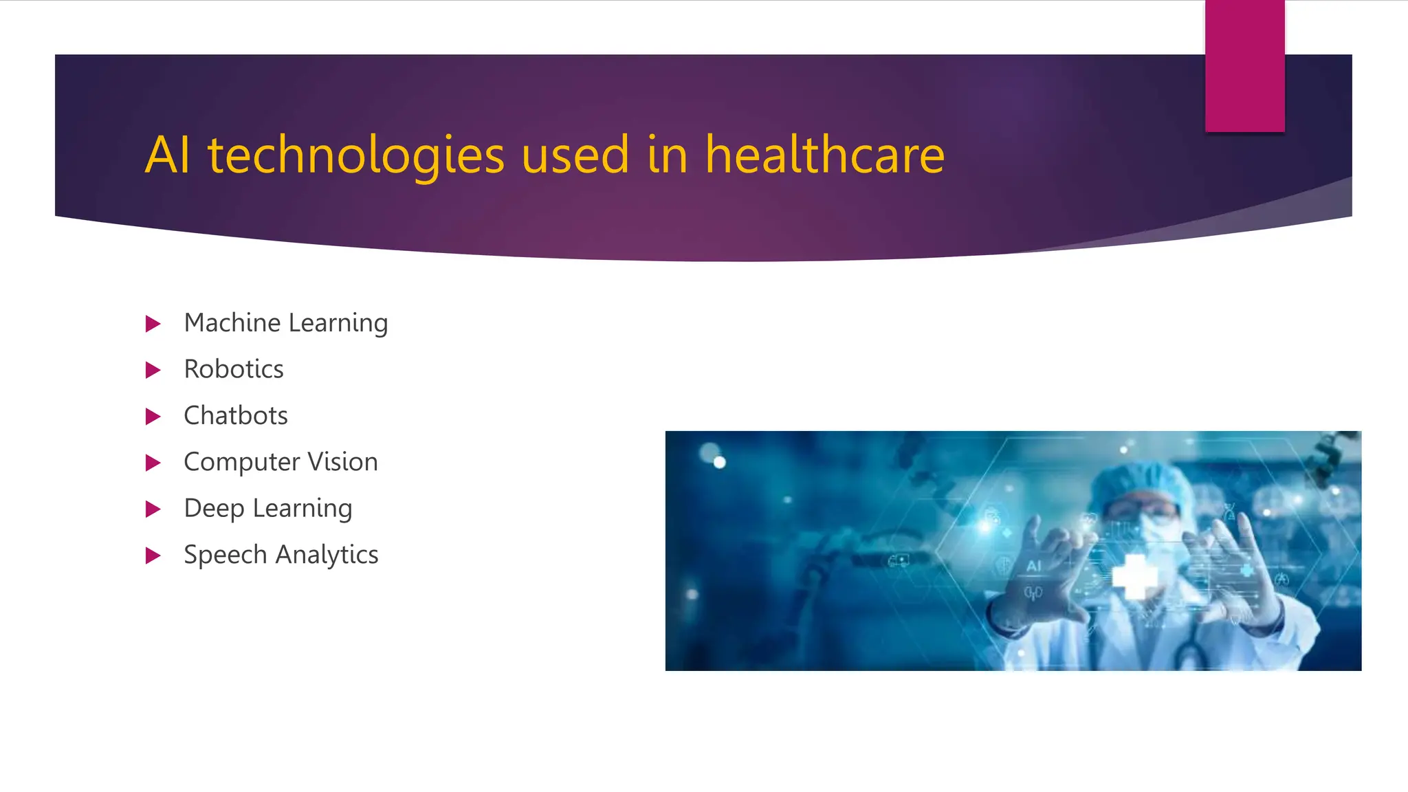 Role of Artificial Intelligence in Public Health | PPTX | Technology Industry | Industries