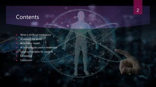 Role of Artificial Intelligence in Public Health | PPTX | Technology Industry | Industries