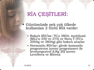 Aile Planlaması Yöntemleri - www.jinekolojivegebelik.com