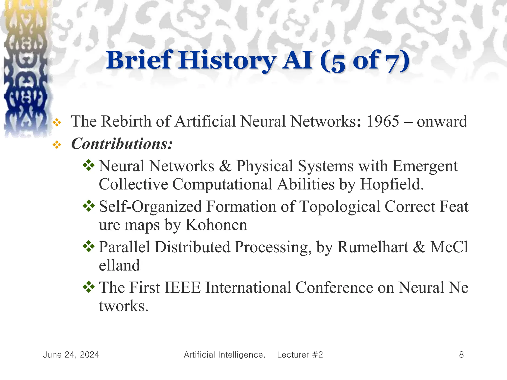 Artificial Intelligence Lecture Slide 02 | PPT | Artificial ...