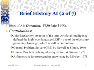 Artificial Intelligence Lecture Slide 02 | PPT | Artificial ...
